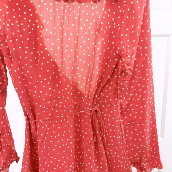 Realisation Par | Dresses | Realisation Par Alexandra Red Star Wrap ...